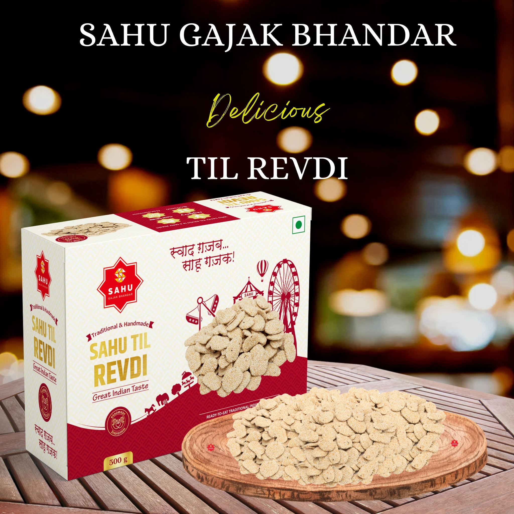Savor Tradition: Sahu Til Revdi - A Perfect Sesame Blend