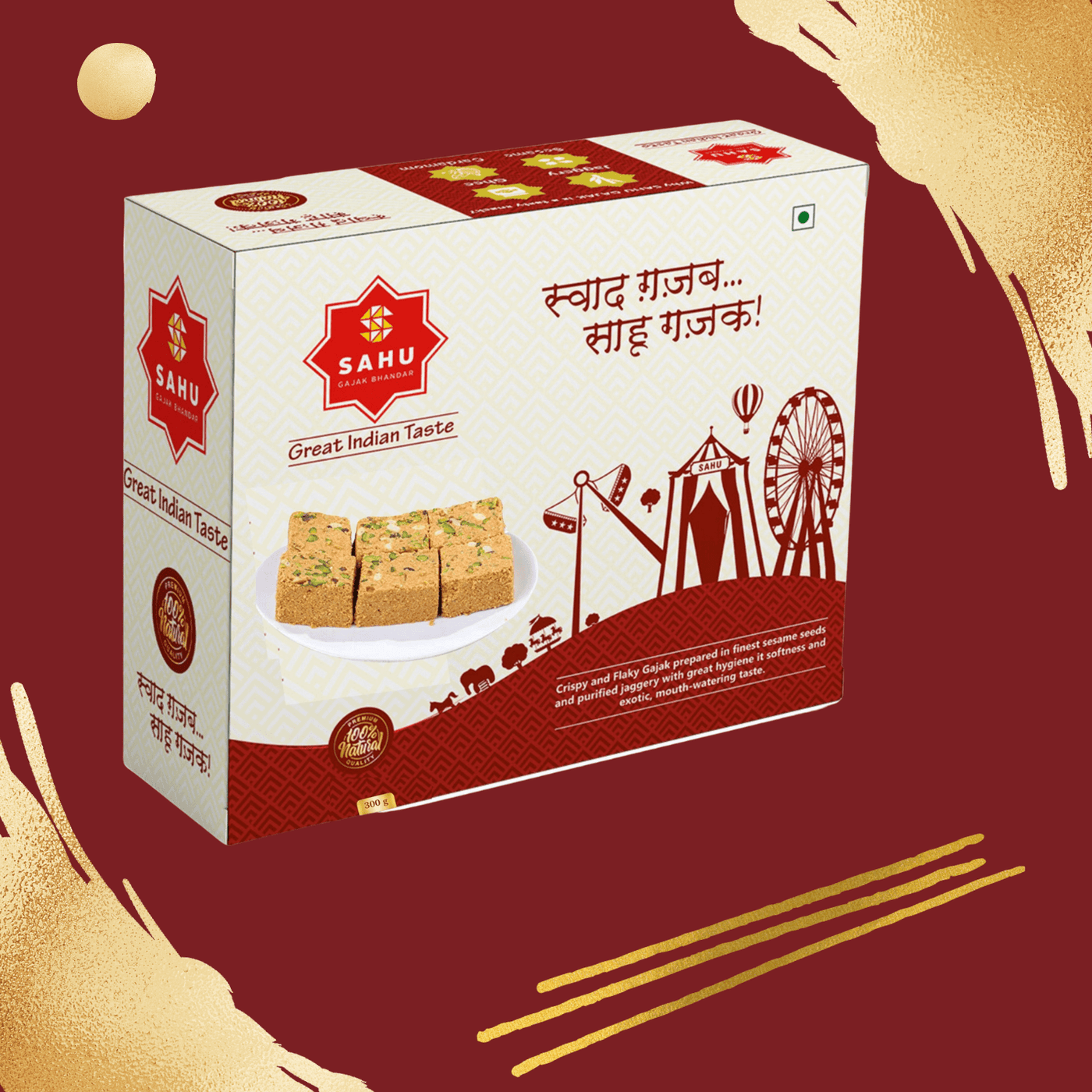 Crunchy Chikki & Gajjak Snacks | Indian Sweets - Sahu Gajak Bhandar