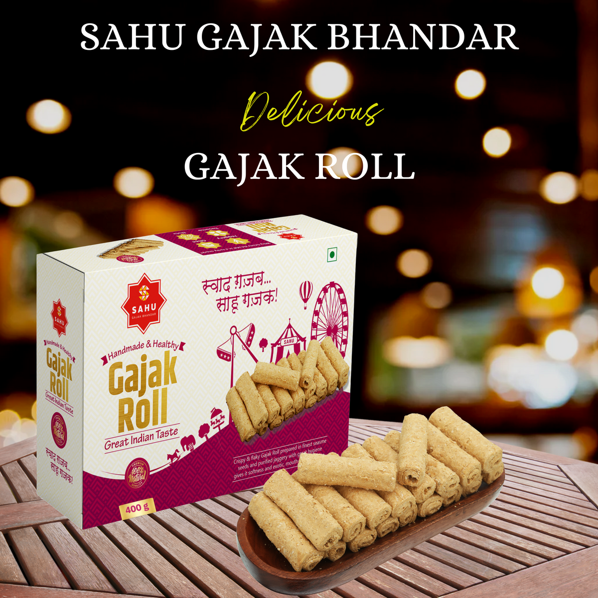 Authentic Handmade Sweets, Snacks & Gajak | Healthy & Natural