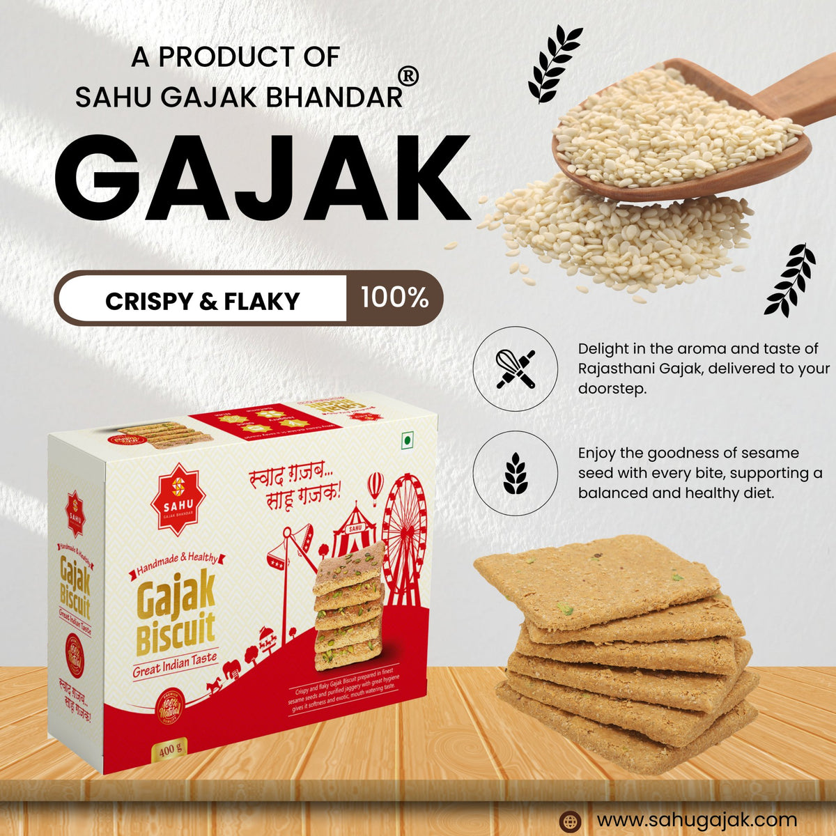 Traditional Indian Sweets Online | Sahu Gajak Bhandar Authentic Gajak