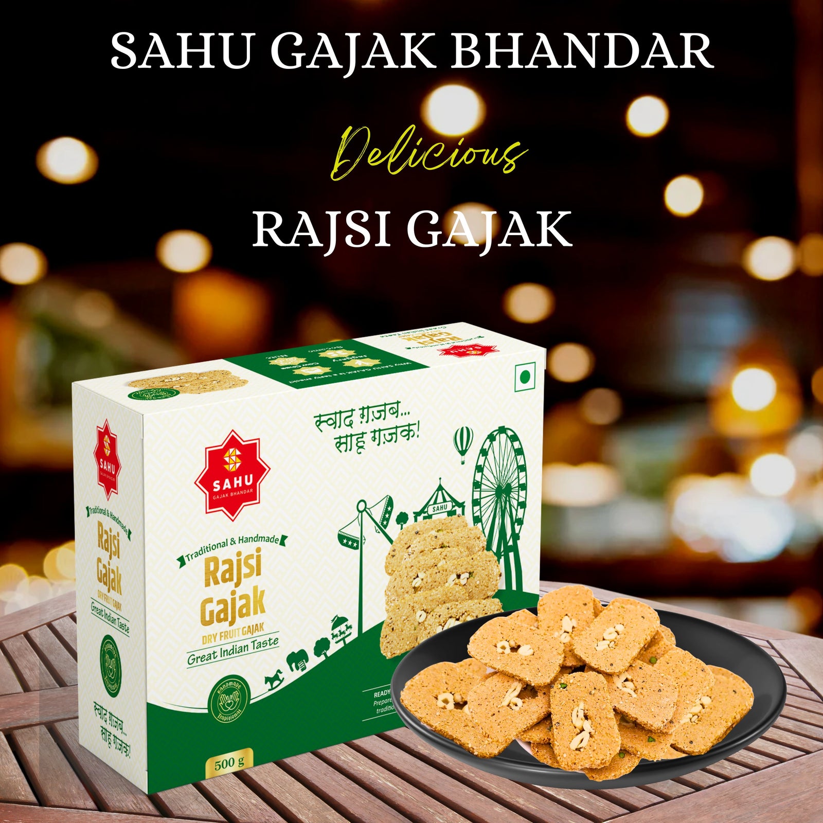Traditional Gajak & Chikki Treats - Sahu Gajak Bhandar Snacks